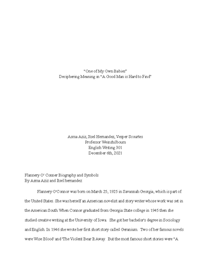 Annotated Bibliography Itsel Hernandez - Itsel Hernandez Iris Alop ...