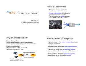 Lecture notes, lecture The Design Of Philosophy Computer Networks - The ...