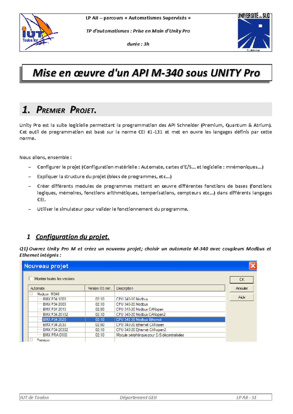 Tp-prise-en-main-unity compress - LP AII – parcours « Automatismes ...