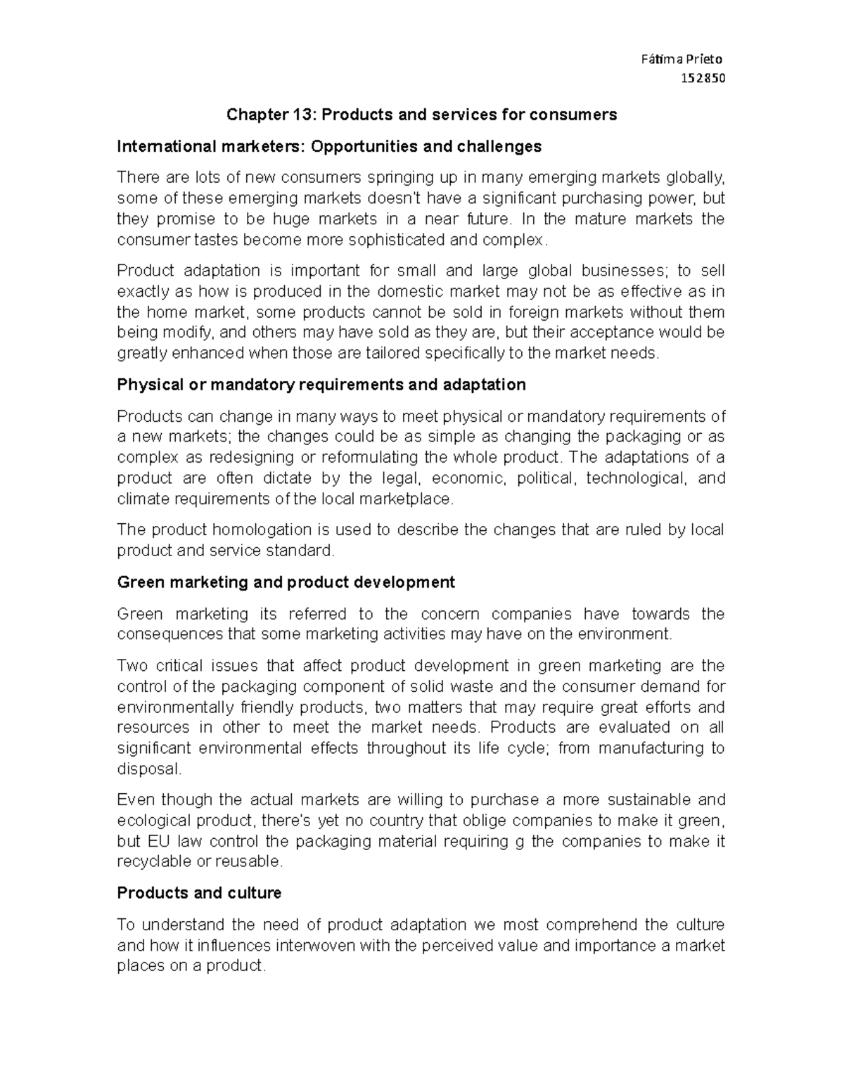 Chapter 13 - Resumen capitulo 14 - Fátima Prieto 152850 Chapter 13 ...