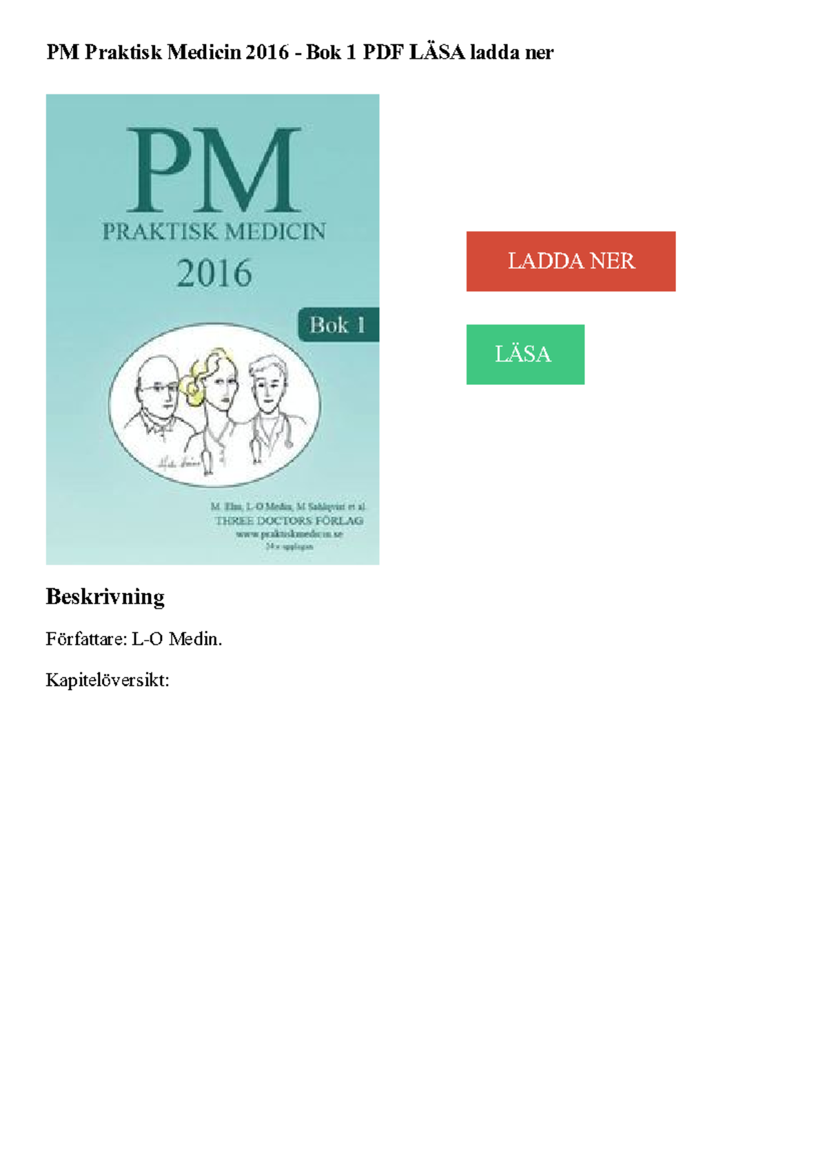 PM Praktisk Medicin Bok 1 PDF LÄSA ladda ner Ladda NER LÄSA ...