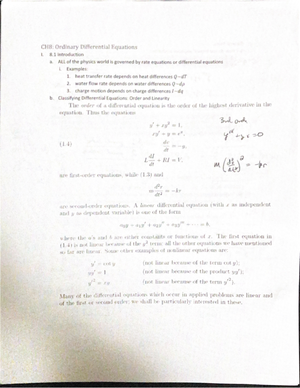 12.12 Bessel’s Equation - PHYS 3301 - 12 Bessel’s Equation Chapter 12 ...