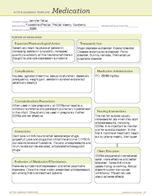 Medication Potassium Chloride - ACTIVE LEARNING TEMPLATES THERAPEUTIC ...