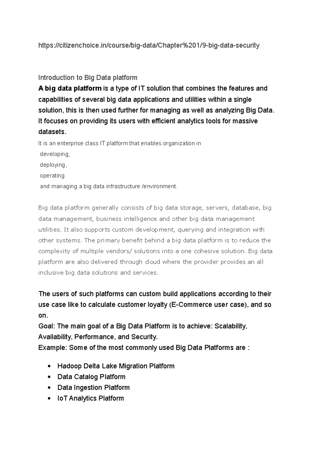 Bda notes - citizenchoice/course/big-data/Chapter%201/9-big-data ...
