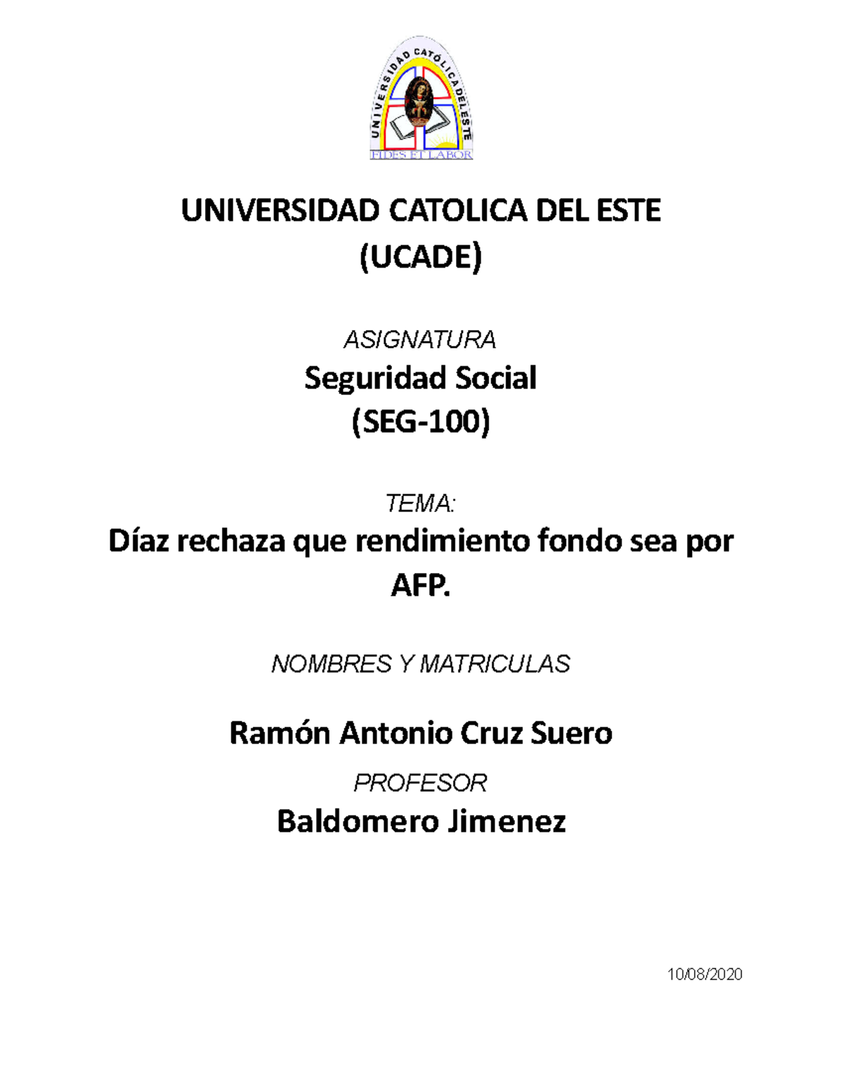 Seguridad Social - Documentos para soporte, materiales random que ...