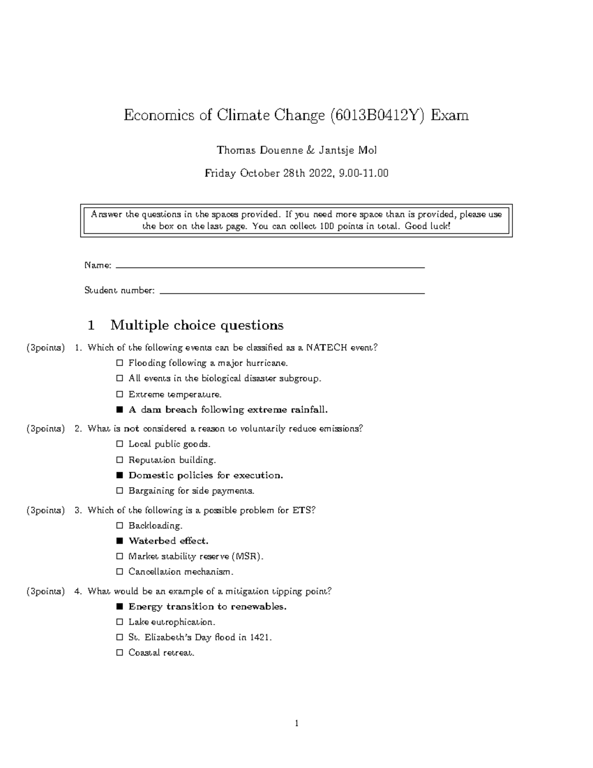 ECC-mock-exam (2022) with answers - Economics of Climate Change ...