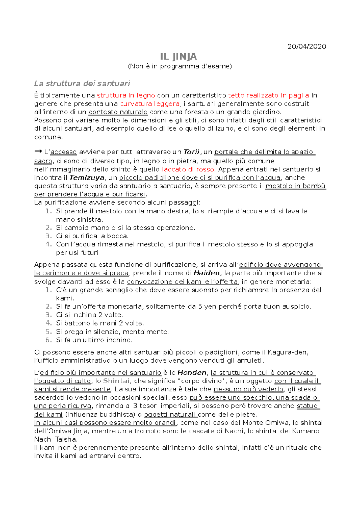 Lezione 12, 20 aprile 2020 - 20/04/ IL JINJA (Non è in programma d’esame) La struttura dei ...
