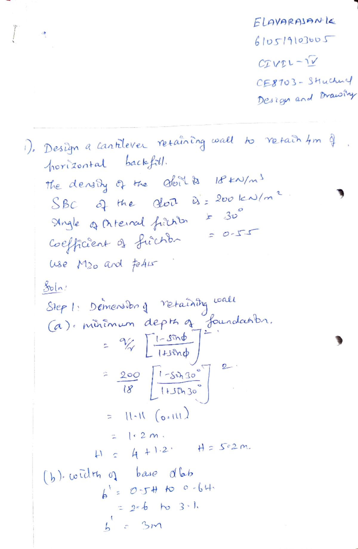 Assignment 22-23 - o vetathhm Designand CEg703- m. HSo le base dbb 4 ...