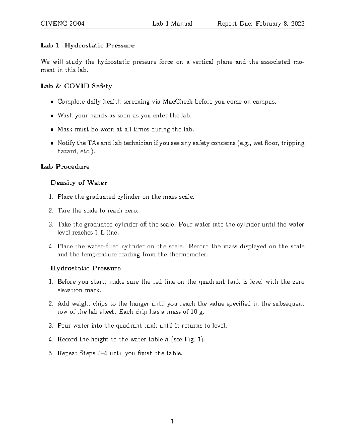 Lab 1 manual - Autotech 3Ts3 - McMaster - Studocu