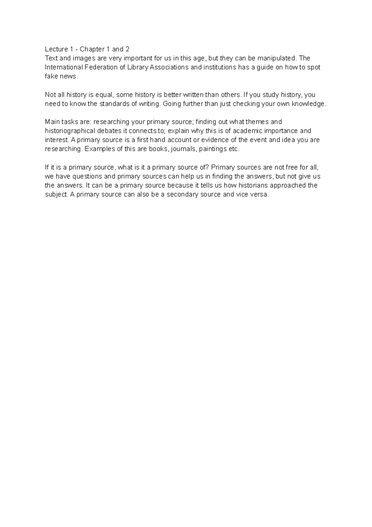 Lecture 1 - Heuristic Skills and Sources - EUR - Studeersnel