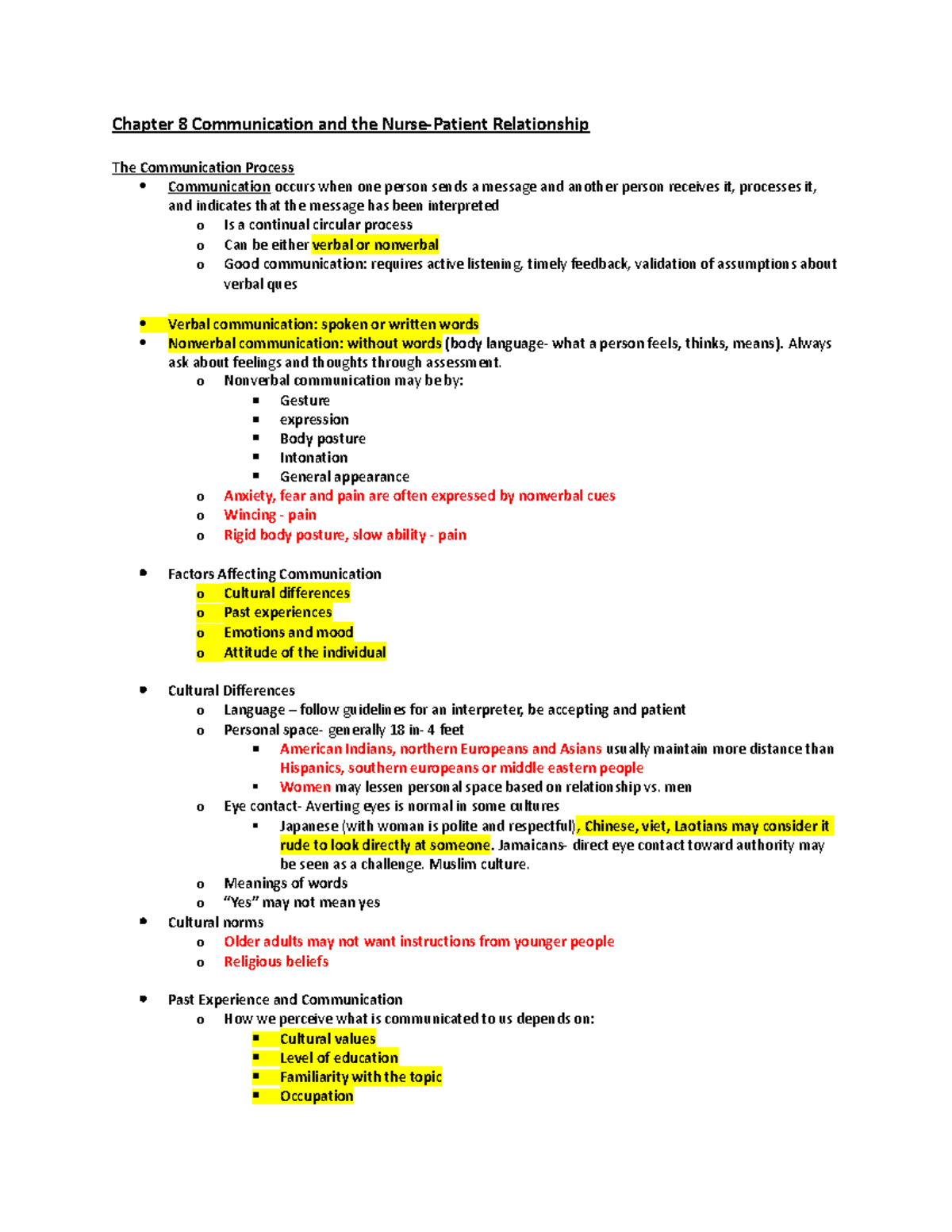 Chapter 8 handout - Lecture and text notes. - Chapter 8 Communication ...