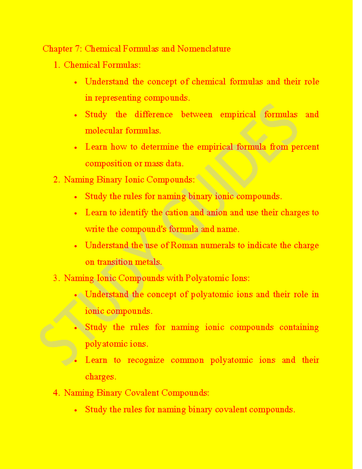 Study guides Chemistry Course- Chemical Bonding(19) - Chapter 7 ...