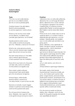 Inferno Canto III Caronte - parafrasando CARONTE Divina Com m edia - I nferno – Cant o I I I ...