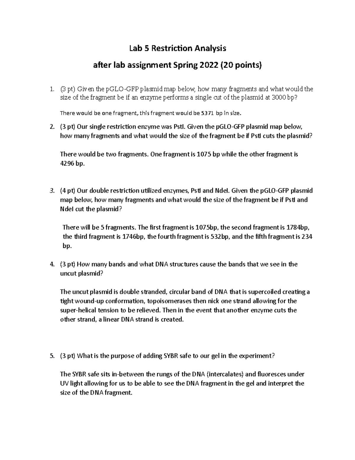 2022S After-lab 5 assignment - Lab 5 Restriction Analysis after lab assignment Spring 2022 (20 ...