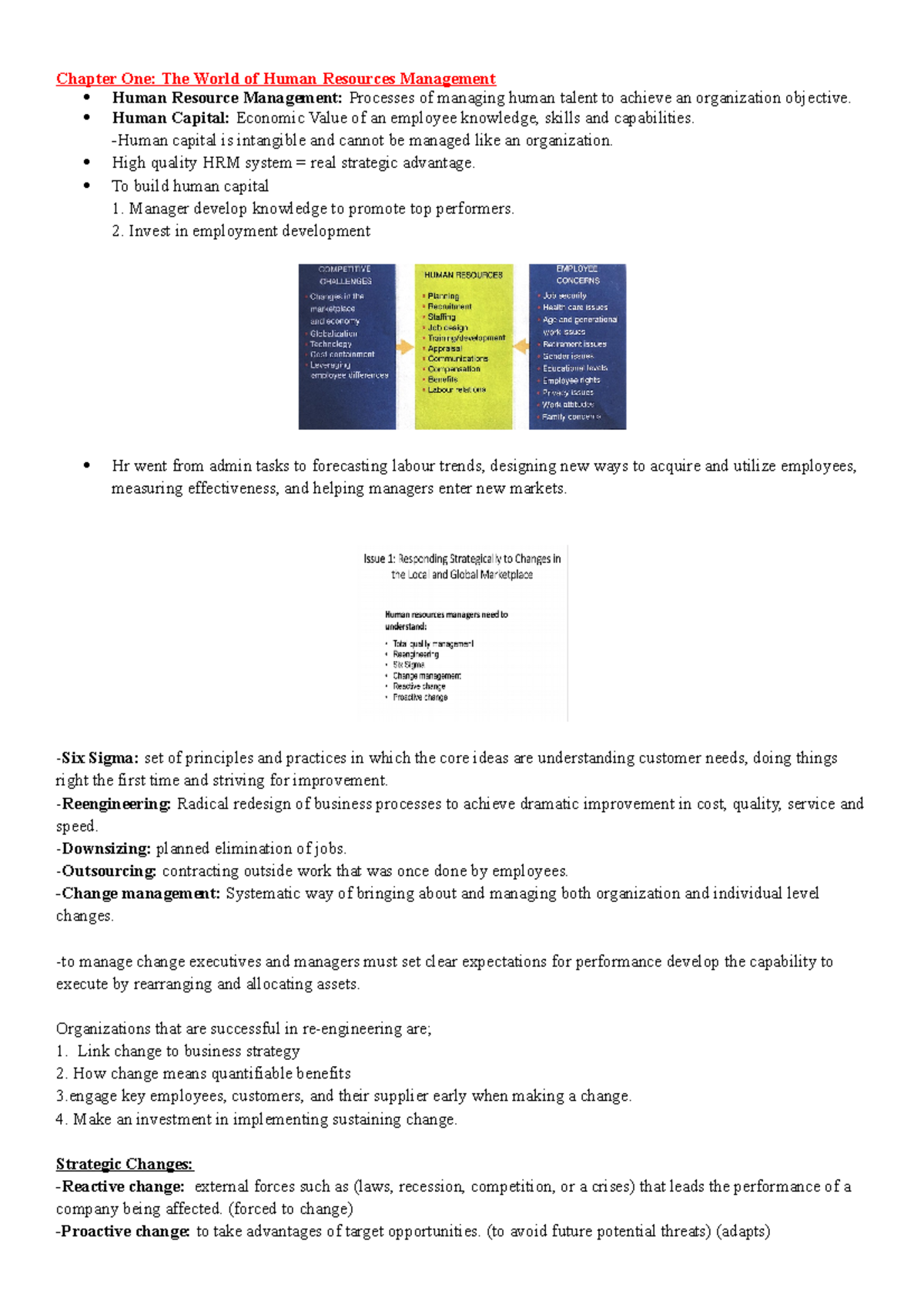 2600 reading + lecture notes - Chapter One: The World of Human ...