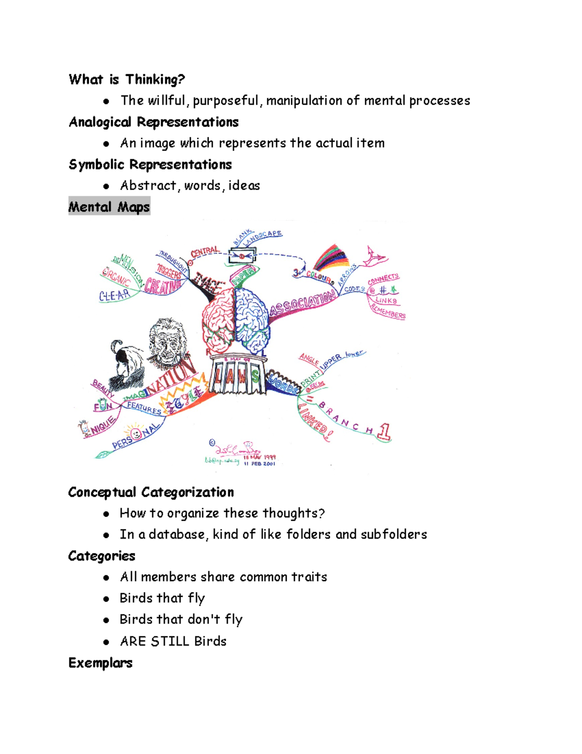 Thinking and Problem solving - What is Thinking? The willful ...