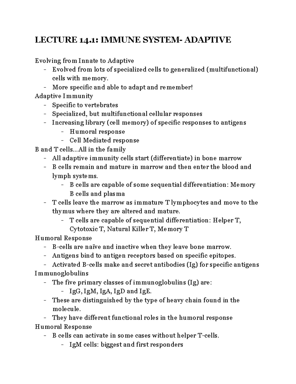 EEMB7 L14.1 - This was taken winter 2021 with Prof. Thomasson - LECTURE ...