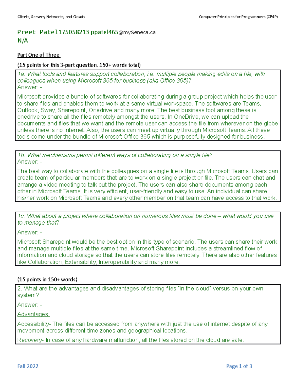 CPR101 W06 Clients Servers Clouds Activity - Clients, Servers, Networks ...