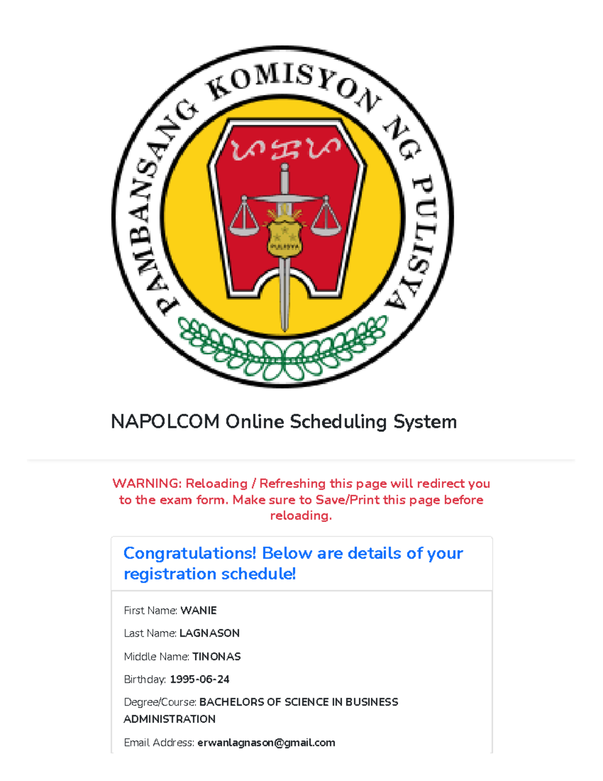 PNP Napolcom Exam App - Business Administration - WARNING: Reloading ...