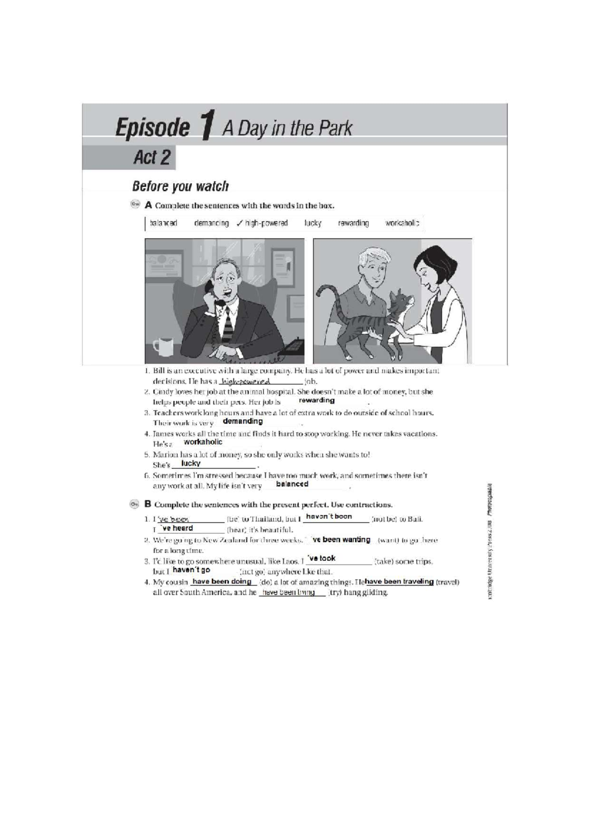 A day in the park video PDF page-0001 - Nutriologia - Studocu