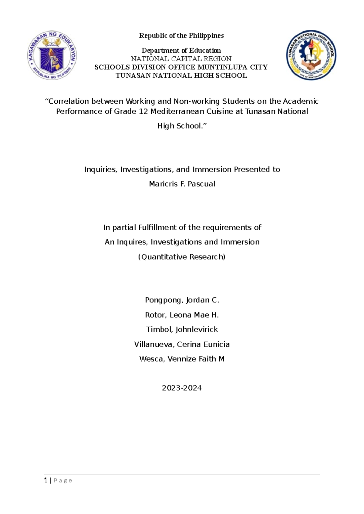 -I.I.I-final-paper-softbind edited - Department of Education NATIONAL ...