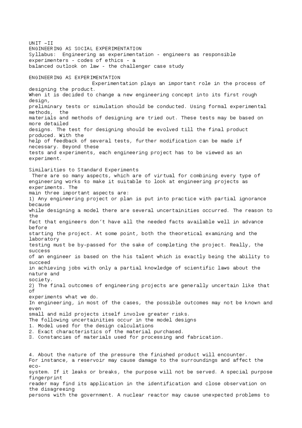 2 Converted Engineering Ethics Unit Ii Engineering As Social