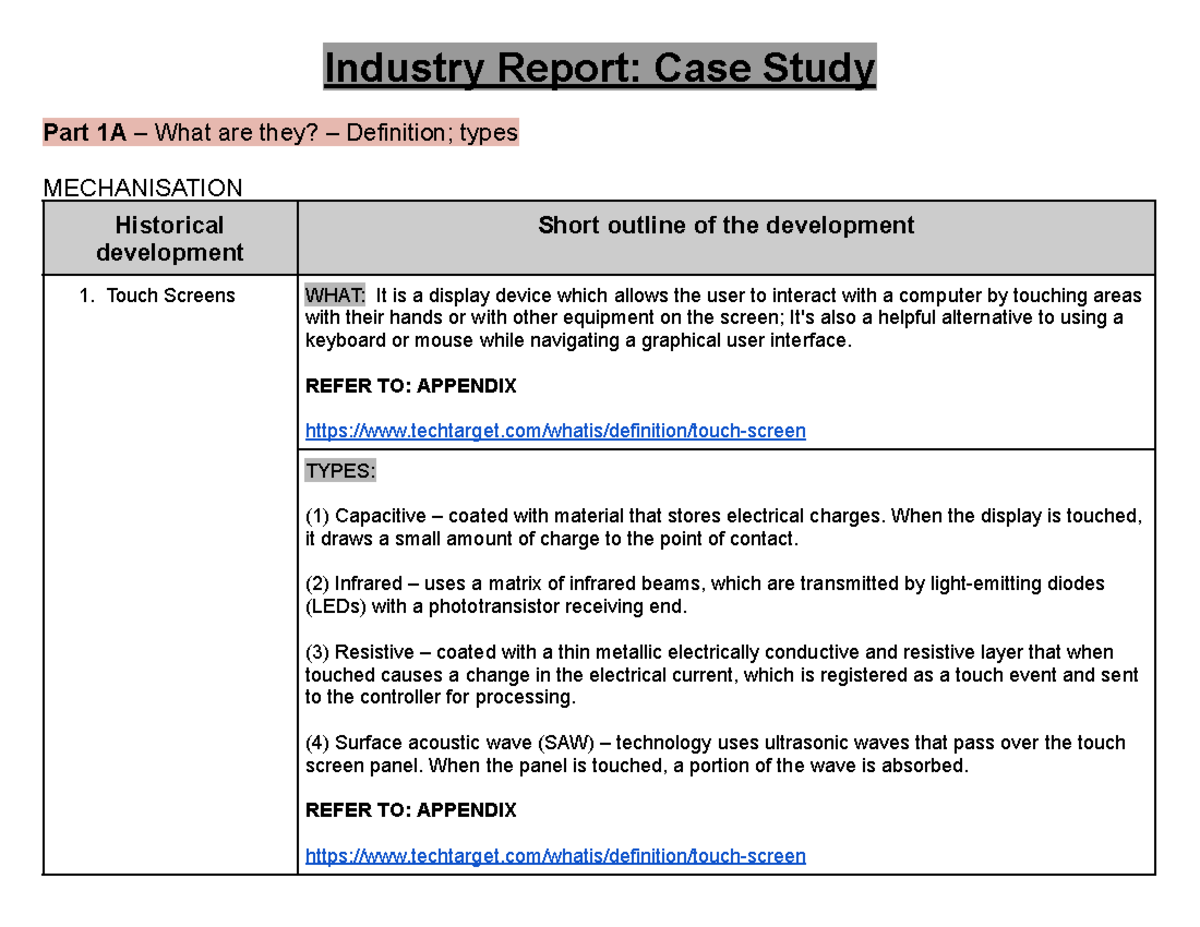 Hsc industrial graphics technology case study assessment task ...