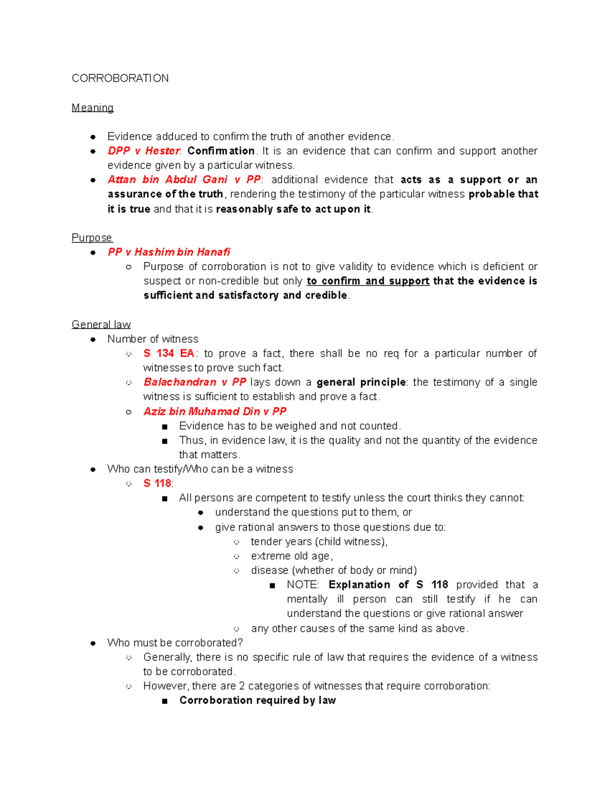 Corroborating Evidence In Law, (Corroboration In Law), 43% OFF