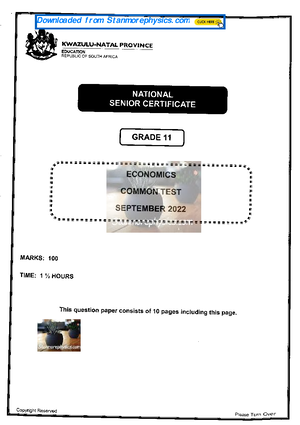 Grade 11 Topic 1 - NKANGALA DISTRICT ECONOMICS NOTES GRADE 11 2022 ...