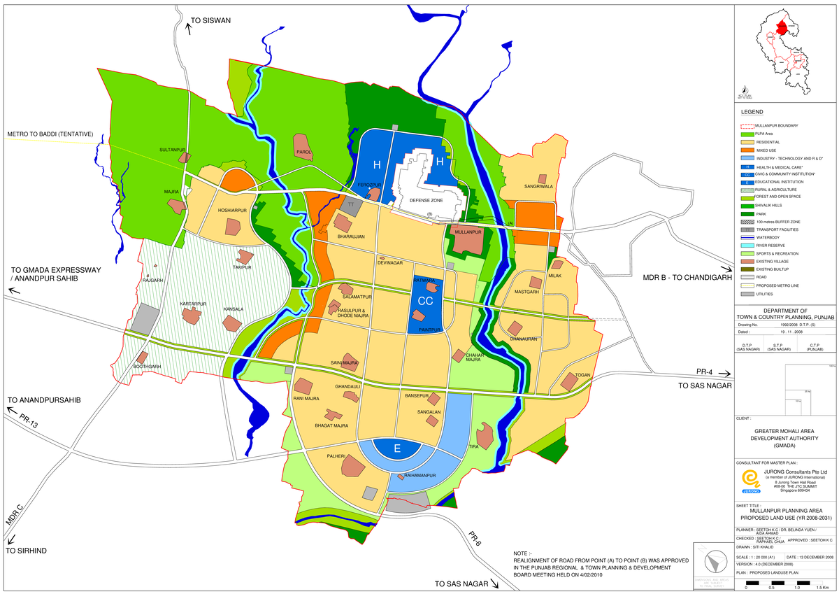 Mullanpur-master-plan - PR- SULTANPUR PR- MDR C PR- PAROL FEROZPUR ...