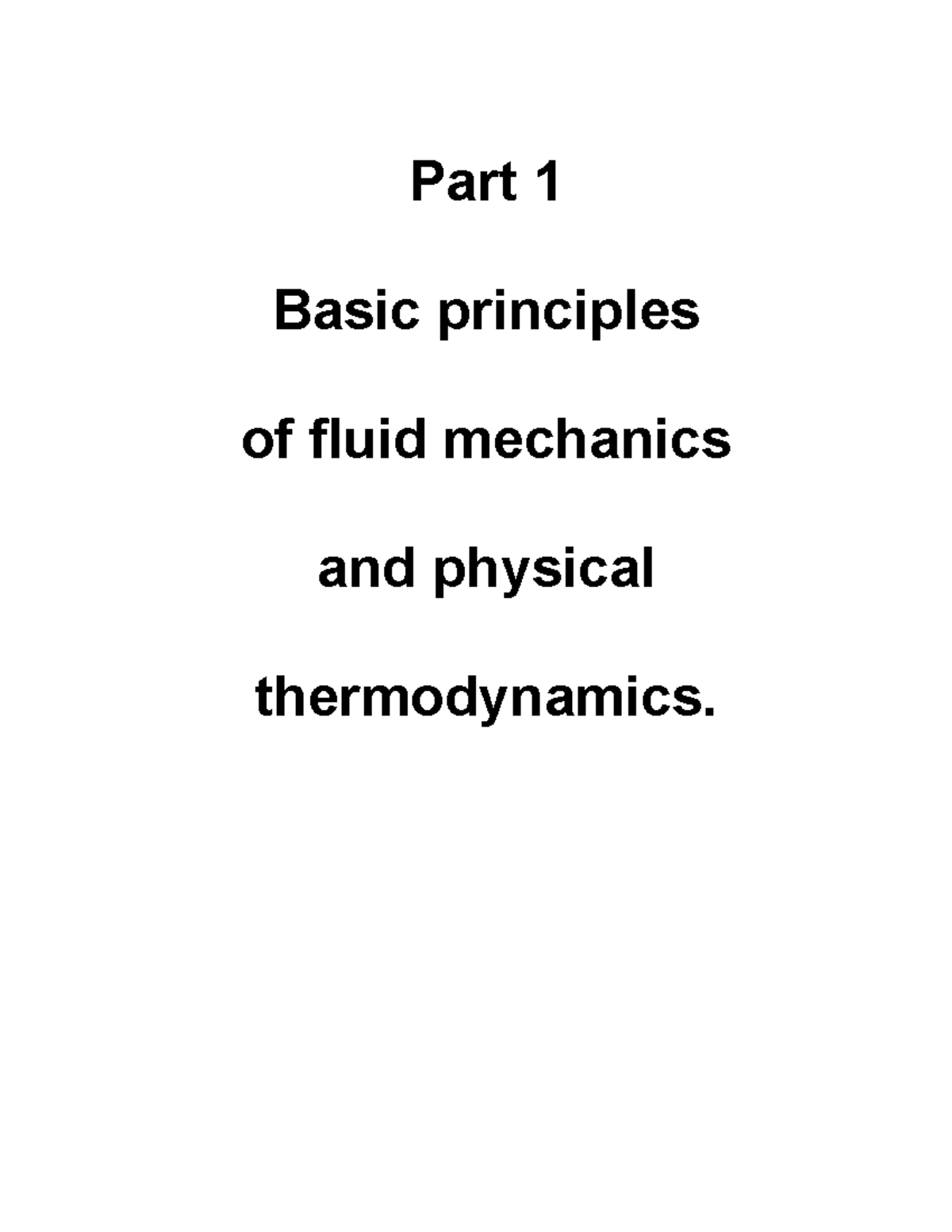 MVS-SVE Chapter 02 - libro - Part 1 Basic principles of fluid mechanics ...