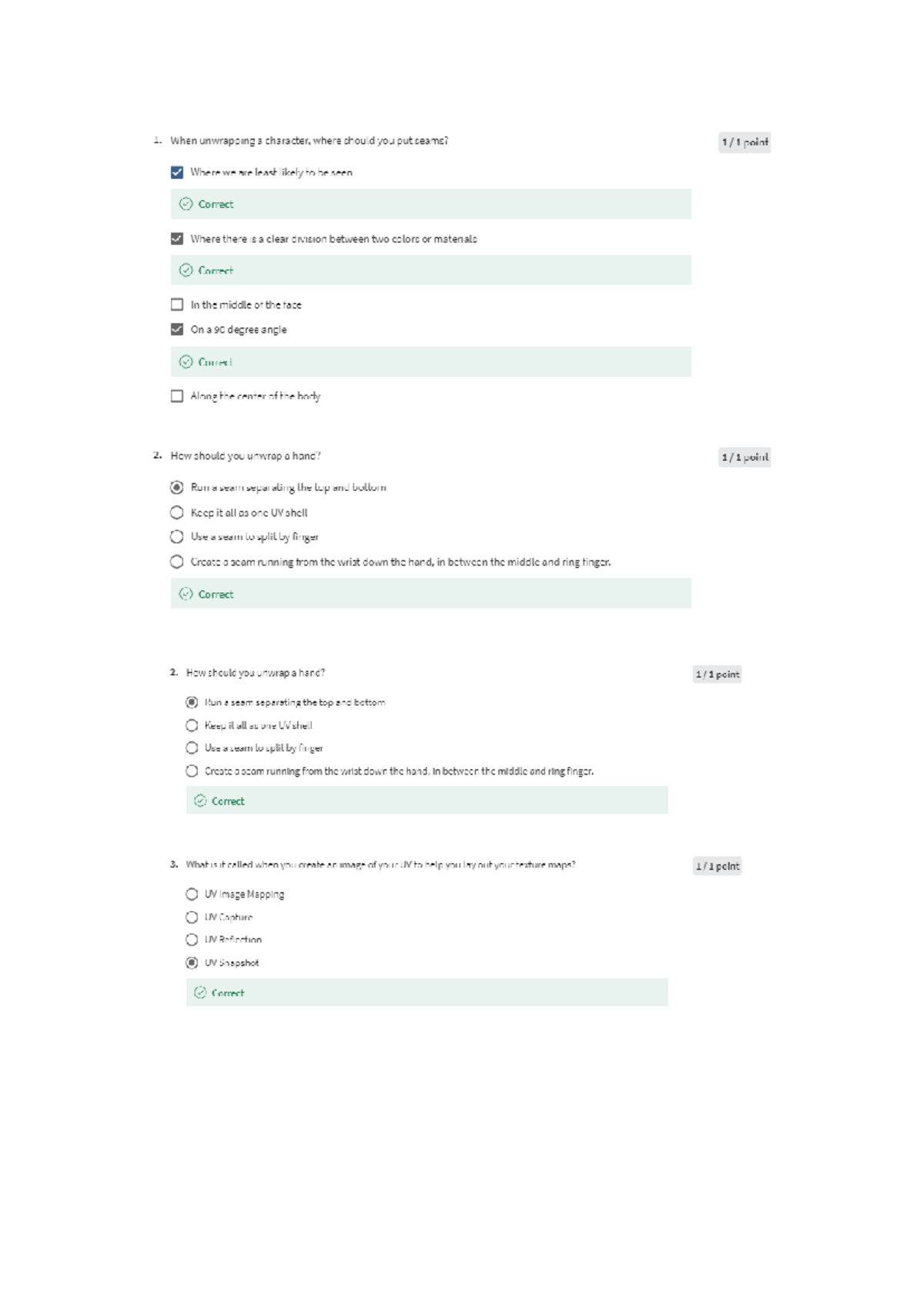 Week 3 - texturing a low poly character quiz answers - Low Poly Art For ...