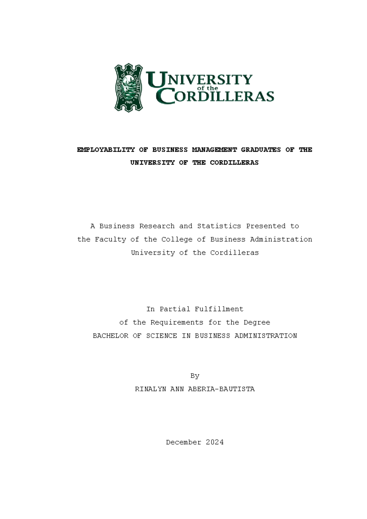 BR. FOR SOFT Bound - SFSDF - EMPLOYABILITY OF BUSINESS MANAGEMENT ...