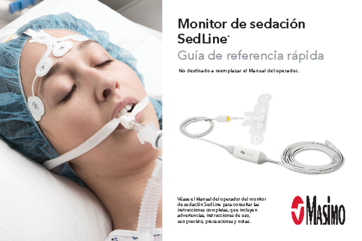 Clave 6274 y 5664 - Monitor de sedación SedLine ® Guía de referencia ...