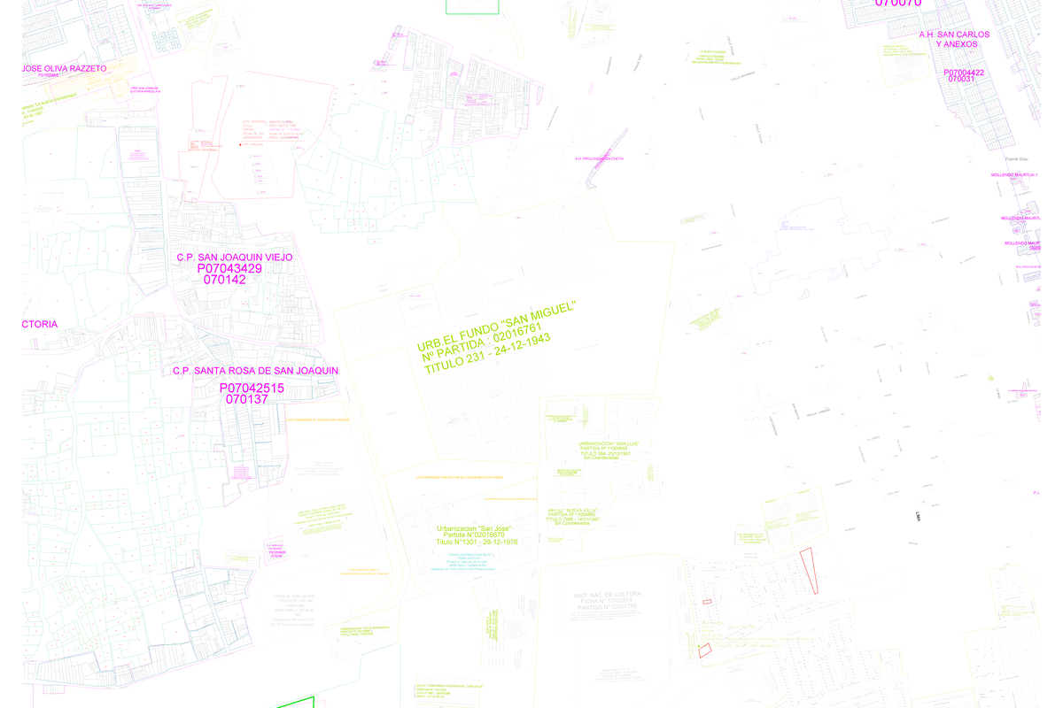 Plano DE ICA-Layout 3 - CALLE A CALLE 18B CARRETERA PANAMERICANA SUR CALLE B CALLE D VEREDA 1A ...