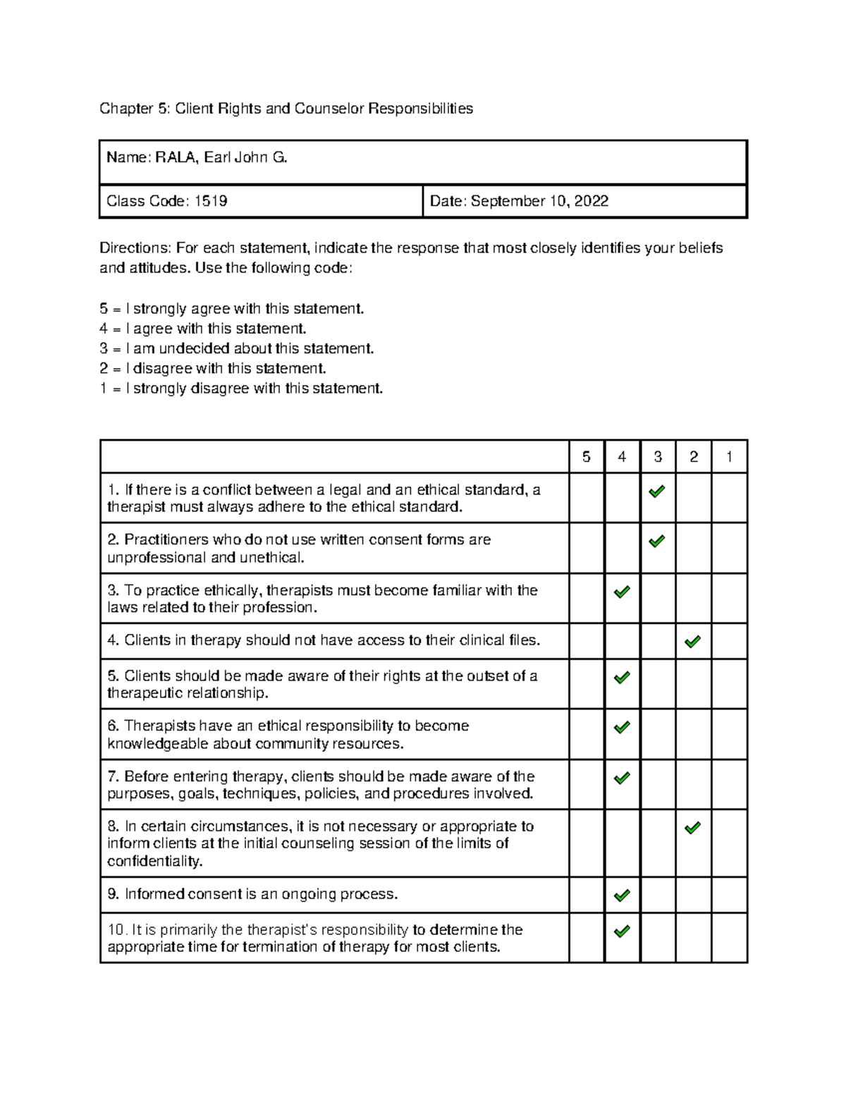 Chapter 5 Client Rights and Counselor Responsibilities - Chapter 5 ...