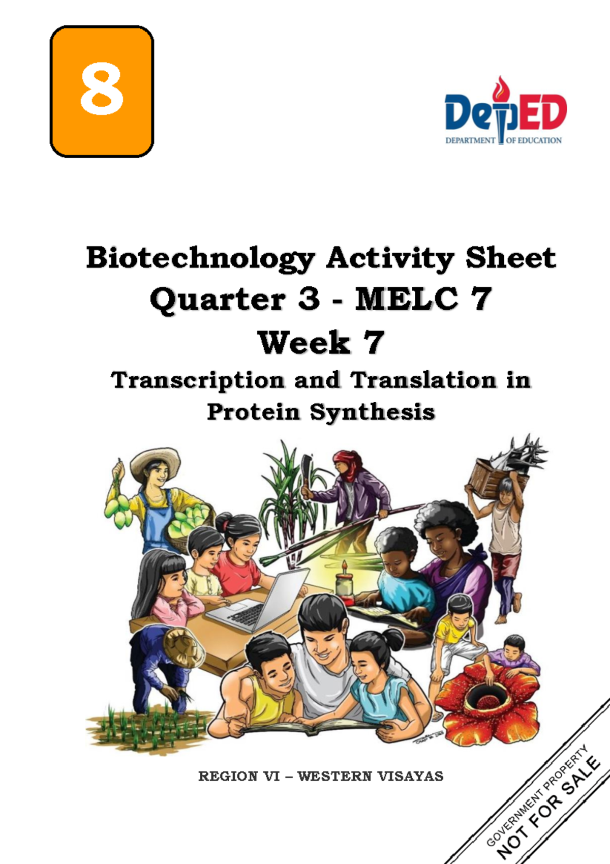 LAS Bio Tech Grade 8 MELC 7 Q3 Week7-1 - i Biotechnology Activity Sheet ...
