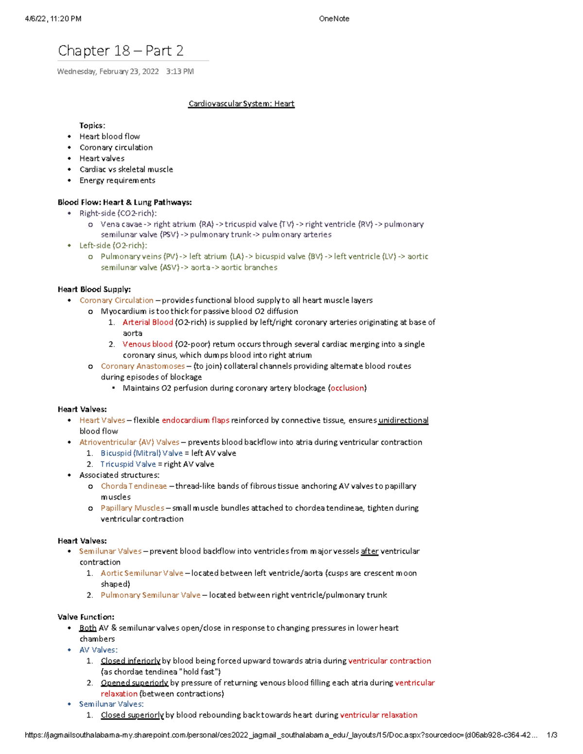 Chapter 18 - Part 2 - 11:20 PM OneNote Chapter 18 Part 2 Wednesday, February 23, 2022 3:13 PM ...