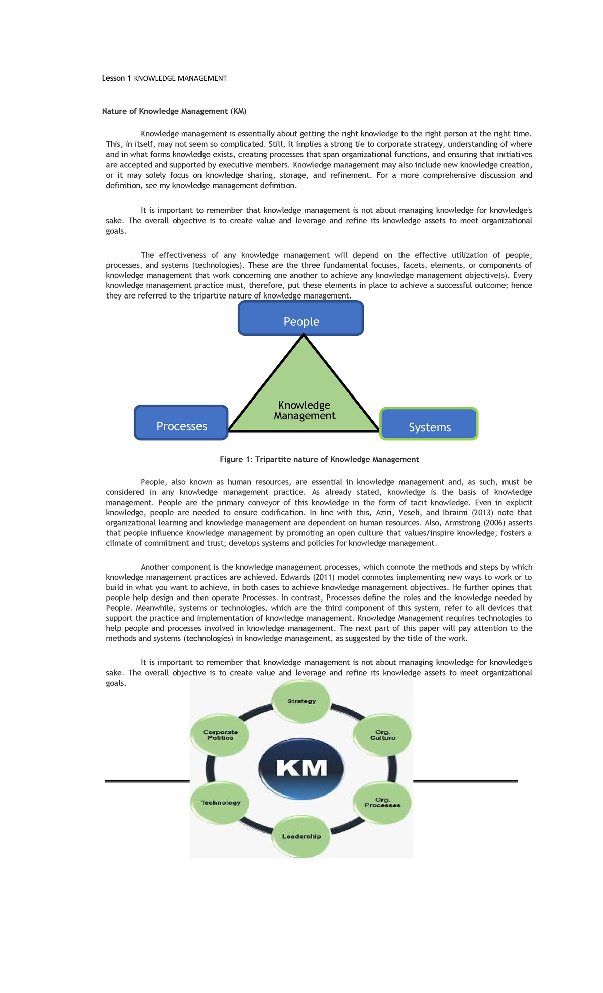 COCH-103-Module-2 Knowledge Management - People Knowledge Management ...