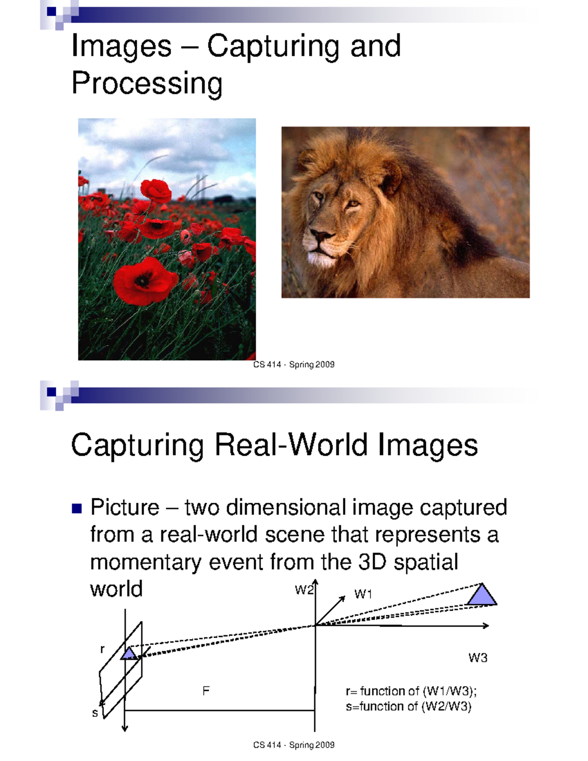 VS 2 1 - vision system note on certain topics to refer. - Images ...