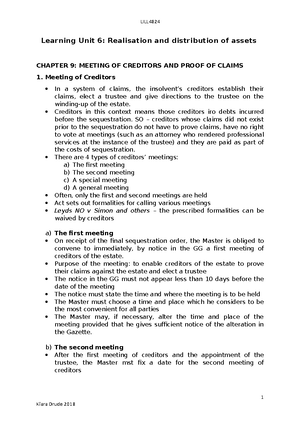 Test 1 notes - Sequestration The terms ‘sequestration’ and ...