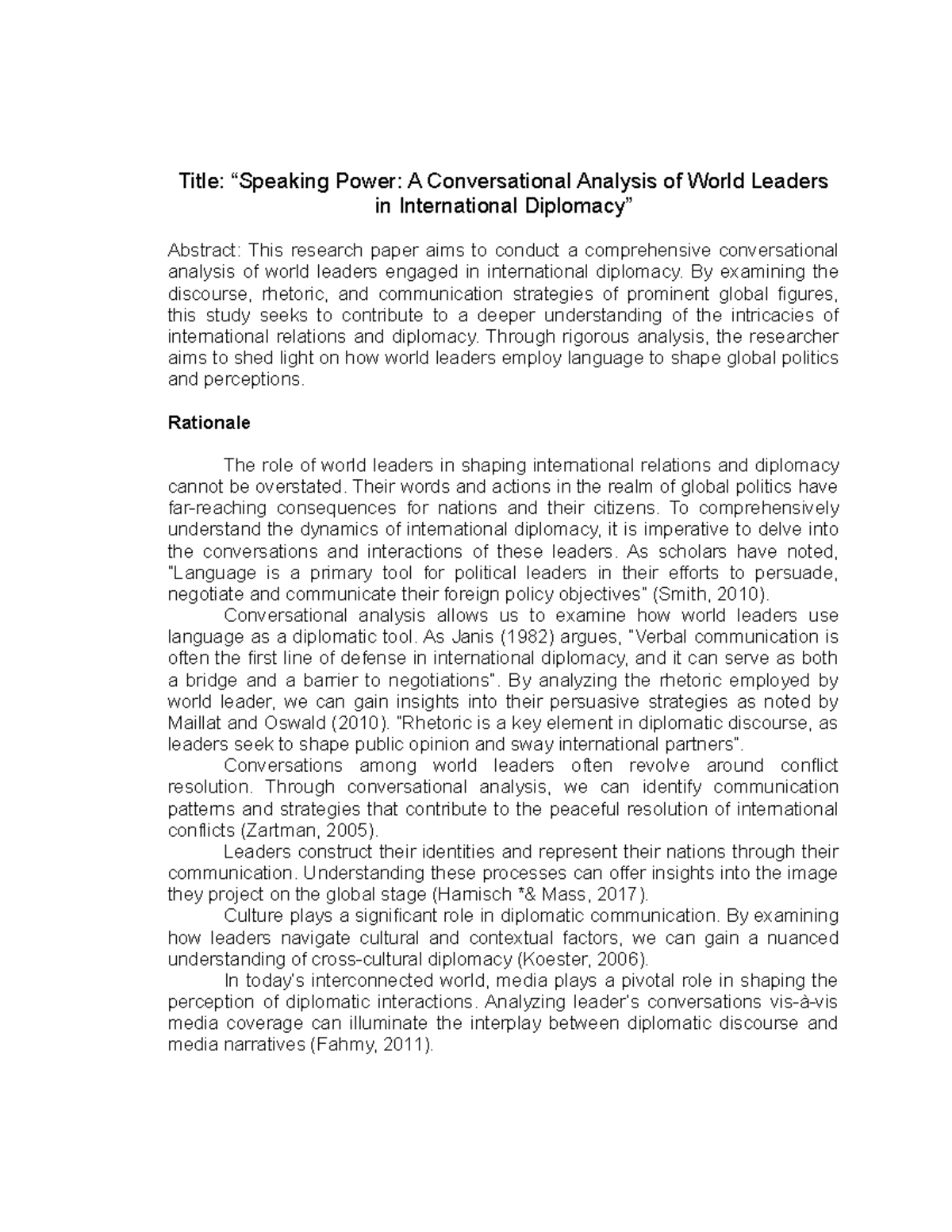 Speaking Power - Lecture notes series on philosophy of language ...