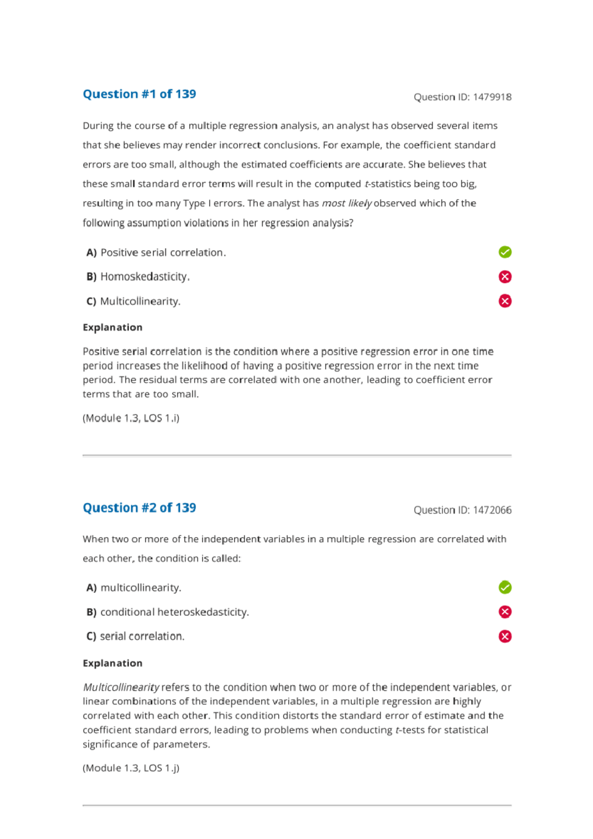 Reading 1 Multiple Regression - Answers - quantitative methods - Studocu