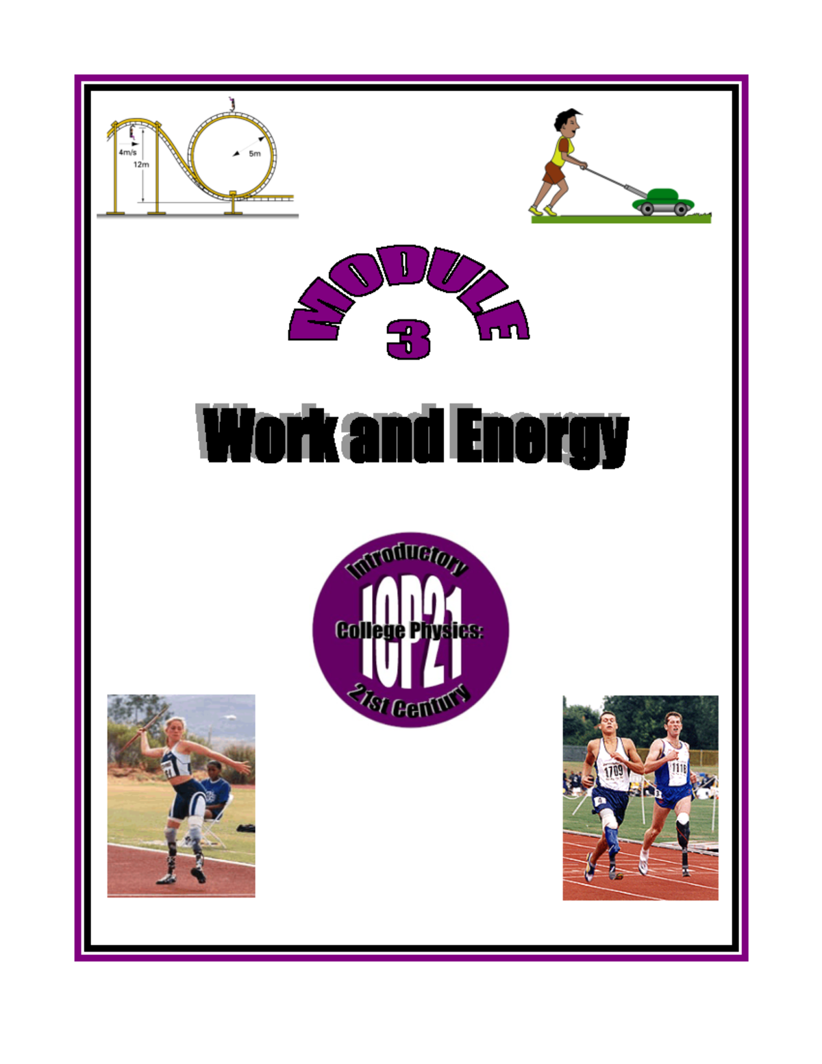 3 Work Energy Spring 2020 - Work and Energy Module Three: Work and ...
