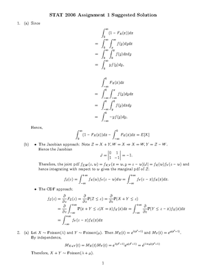 Syllabus - STAT 2006A/B Basic Concepts in Statistics and Probability II 2018/19 Spring Semester ...