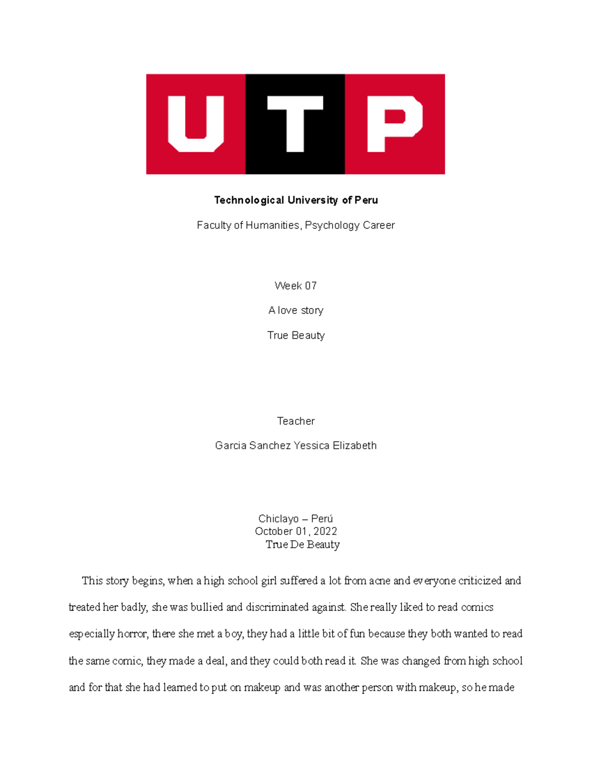 Saldaña Flores Jheninfer Lorena - Technological University of Peru ...