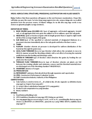 SWCE-UPLB-REviewer - UPLB exam - SOIL AND WATER CONSERVATION ...