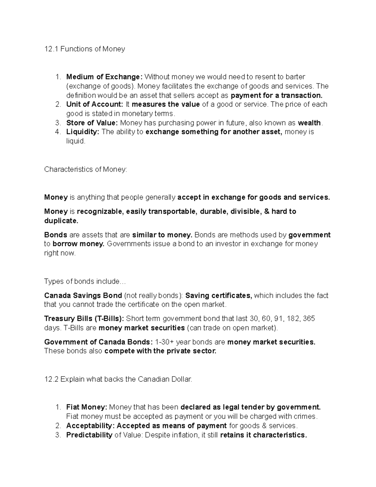 chapter-12-notes-12-functions-of-money-medium-of-exchange-without