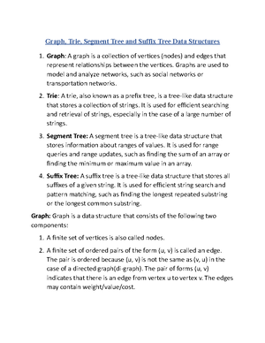 Common operations on various Data Structures - Common operations on ...