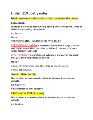 ENG 110 - UP - English - Studocu